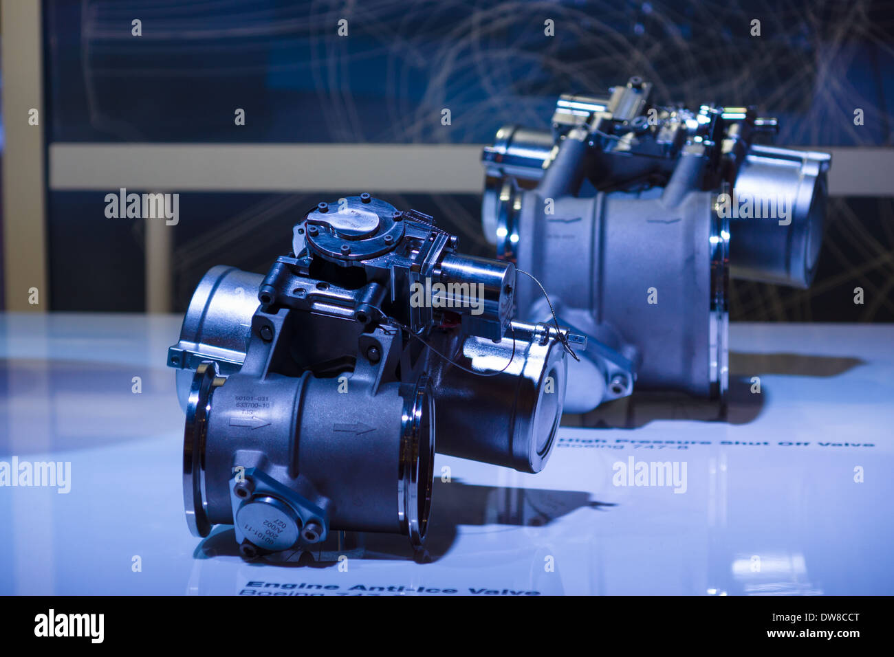 ILA Berlin Air Show 2012. Engine Anti-Ice Valve Boeing 747-8 Stock ...