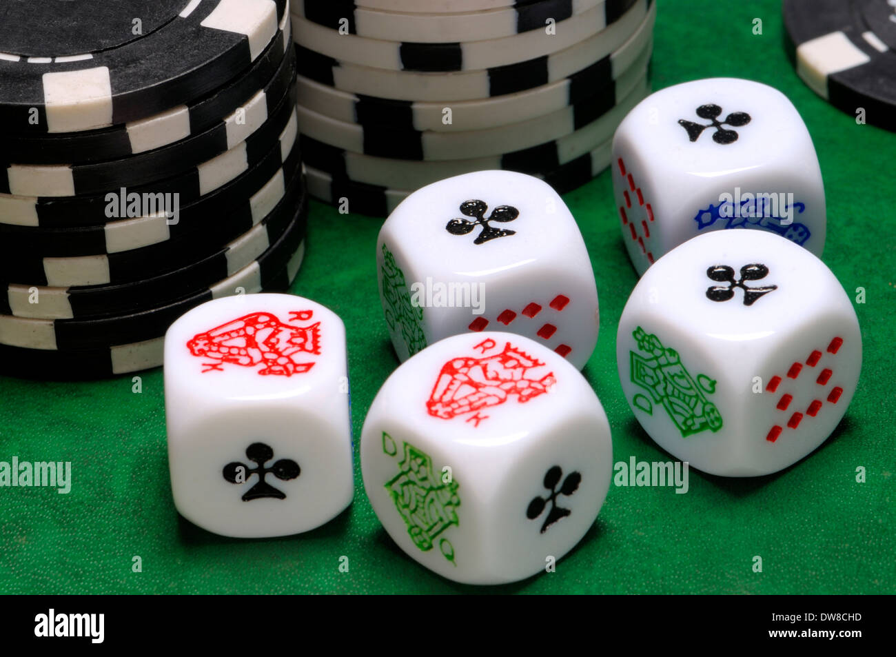 Poker Dice High Resolution Stock Photography and Images - Alamy