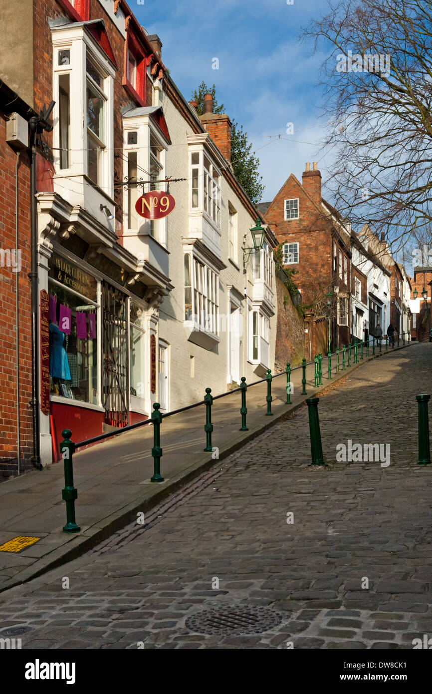 Steep Hill, Lincoln, Lincolnshire Stock Photo - Alamy