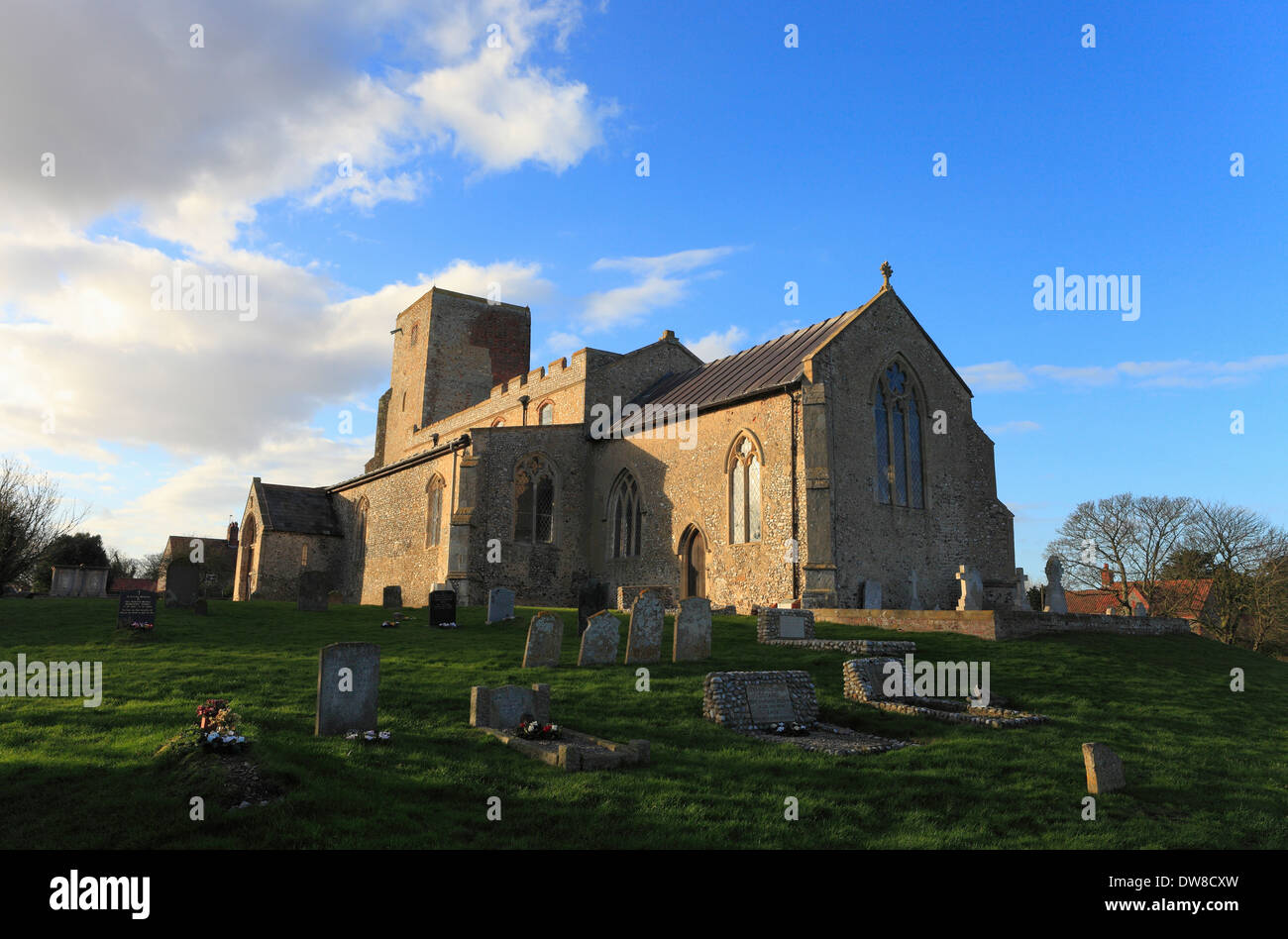 All Saint's church at Morston in North Norfolk, England, UK Stock Photo ...