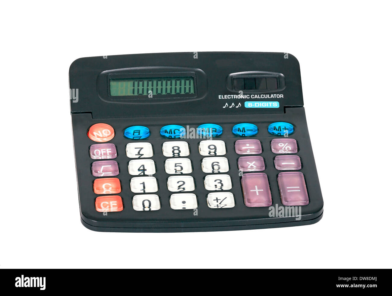Modern calculator Cut Out Stock Images & Pictures - Alamy