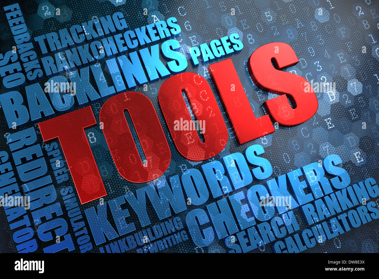 Tools - Wordcloud Concept Stock Photo - Alamy