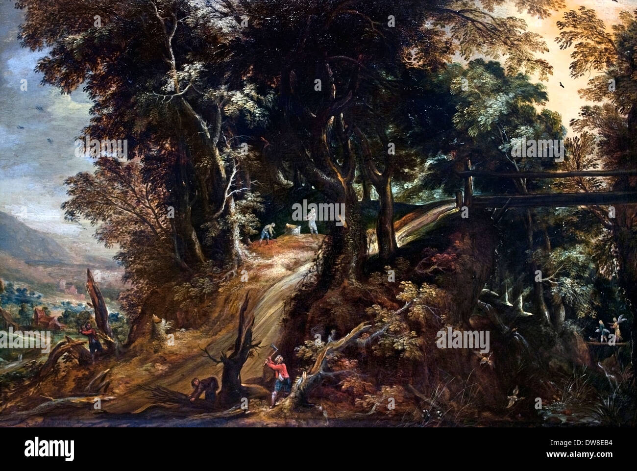 Forest Landscape with Tobias and the Angel 1600 Kerstiaen de Keuninck ...