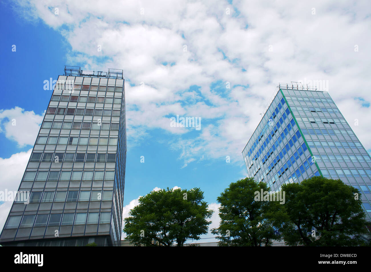 office blocks in Poznan, Poland Stock Photo - Alamy