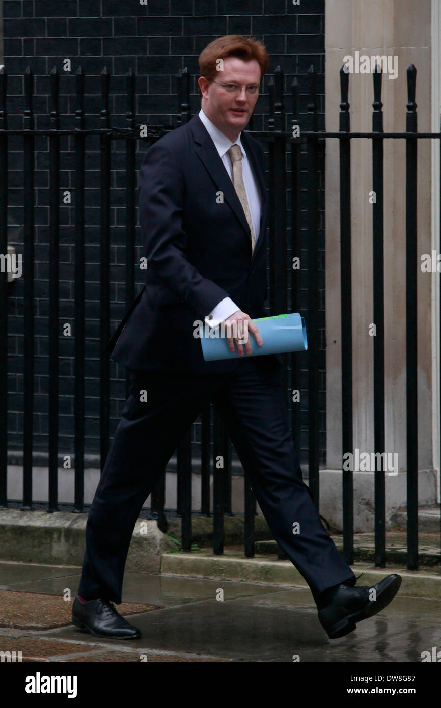 Danny Alexander MP, Chief Secretary to the Treasury arrives in Downing ...