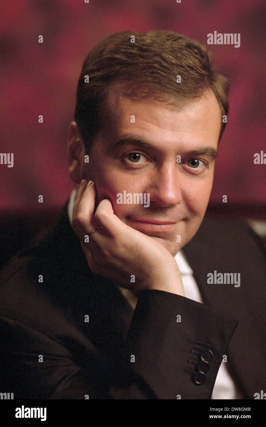 DMITRY MEDVEDEV As Prime Minister of Russia in 2013 Stock Photo - Alamy