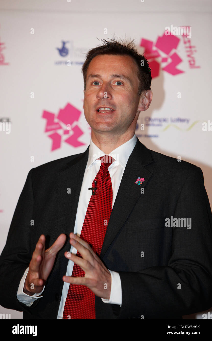 MP Jeremy Hunt UK Secretary of State for Culture, Olympics, Media and ...