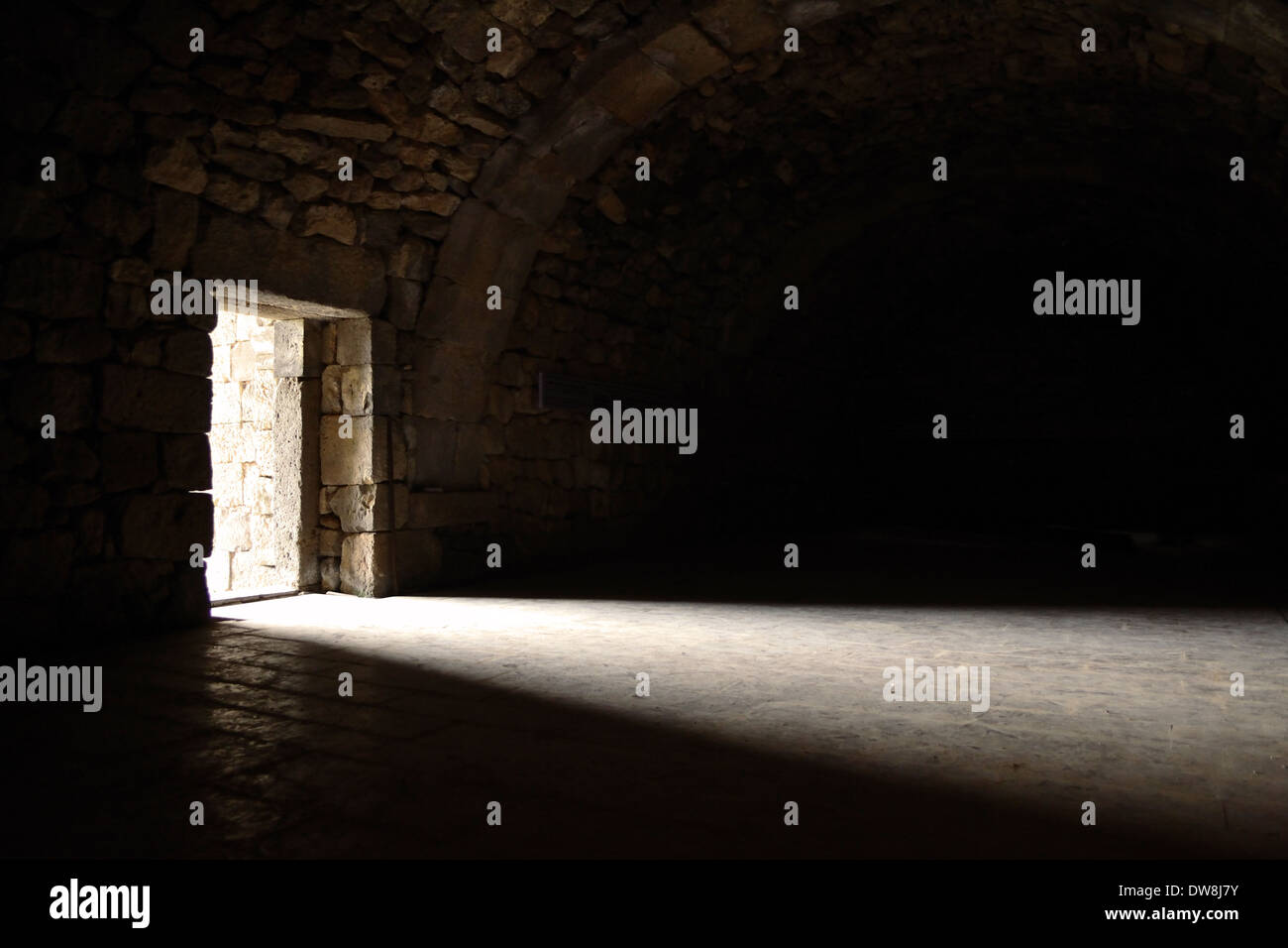 Light entering through door Stock Photo - Alamy