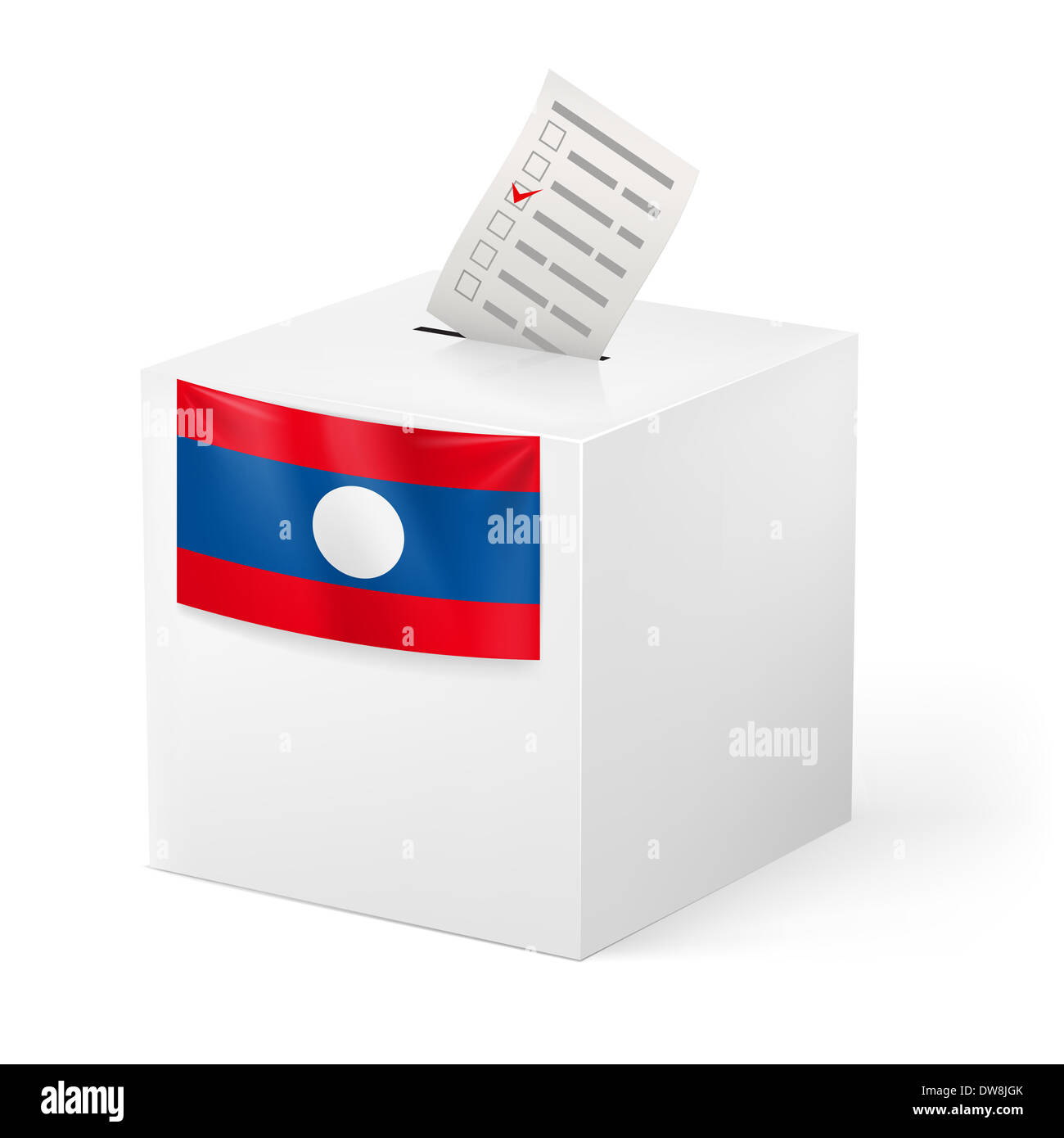 Asian voter voting Cut Out Stock Images & Pictures - Alamy
