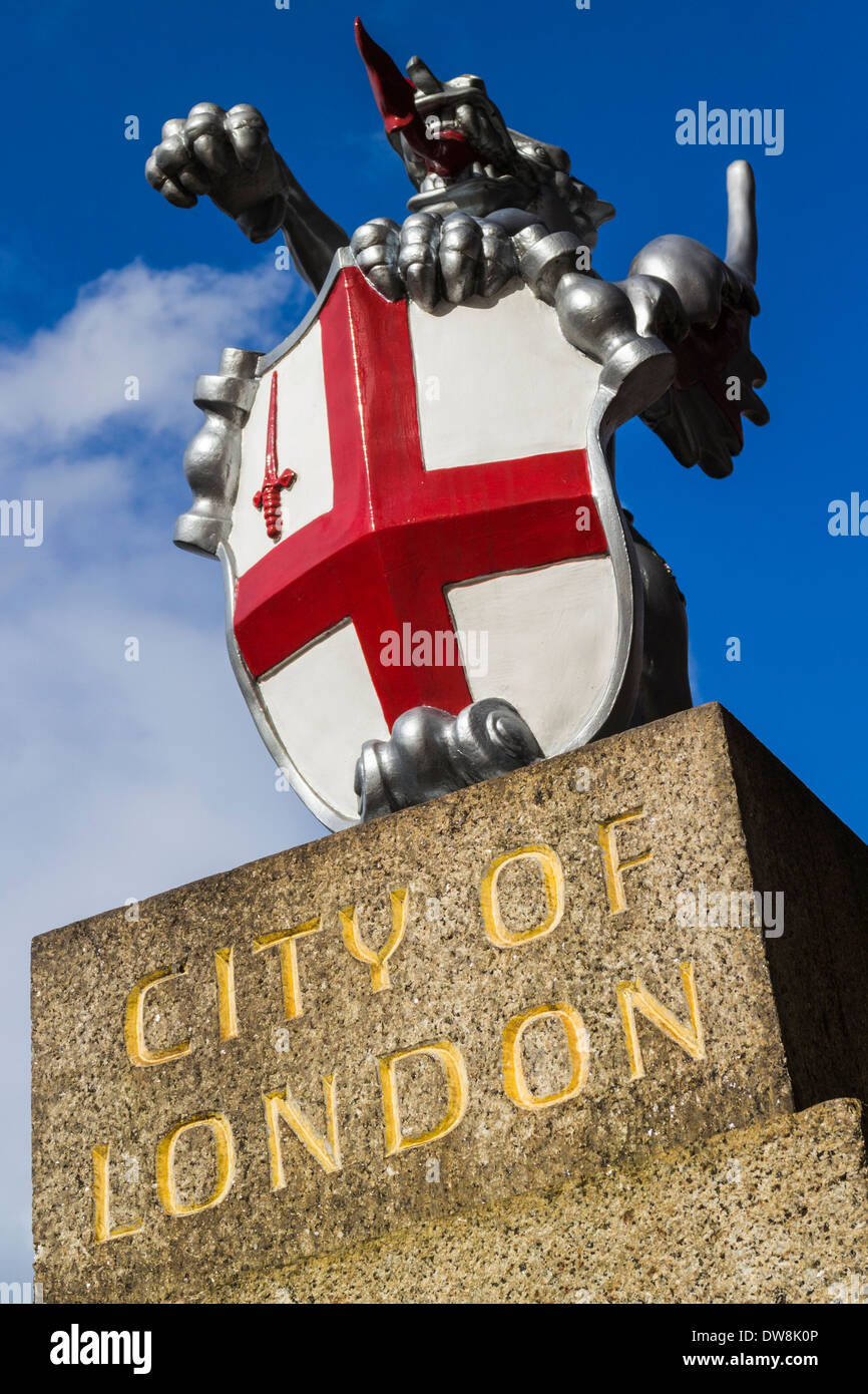 City of London boundary marker Stock Photo - Alamy