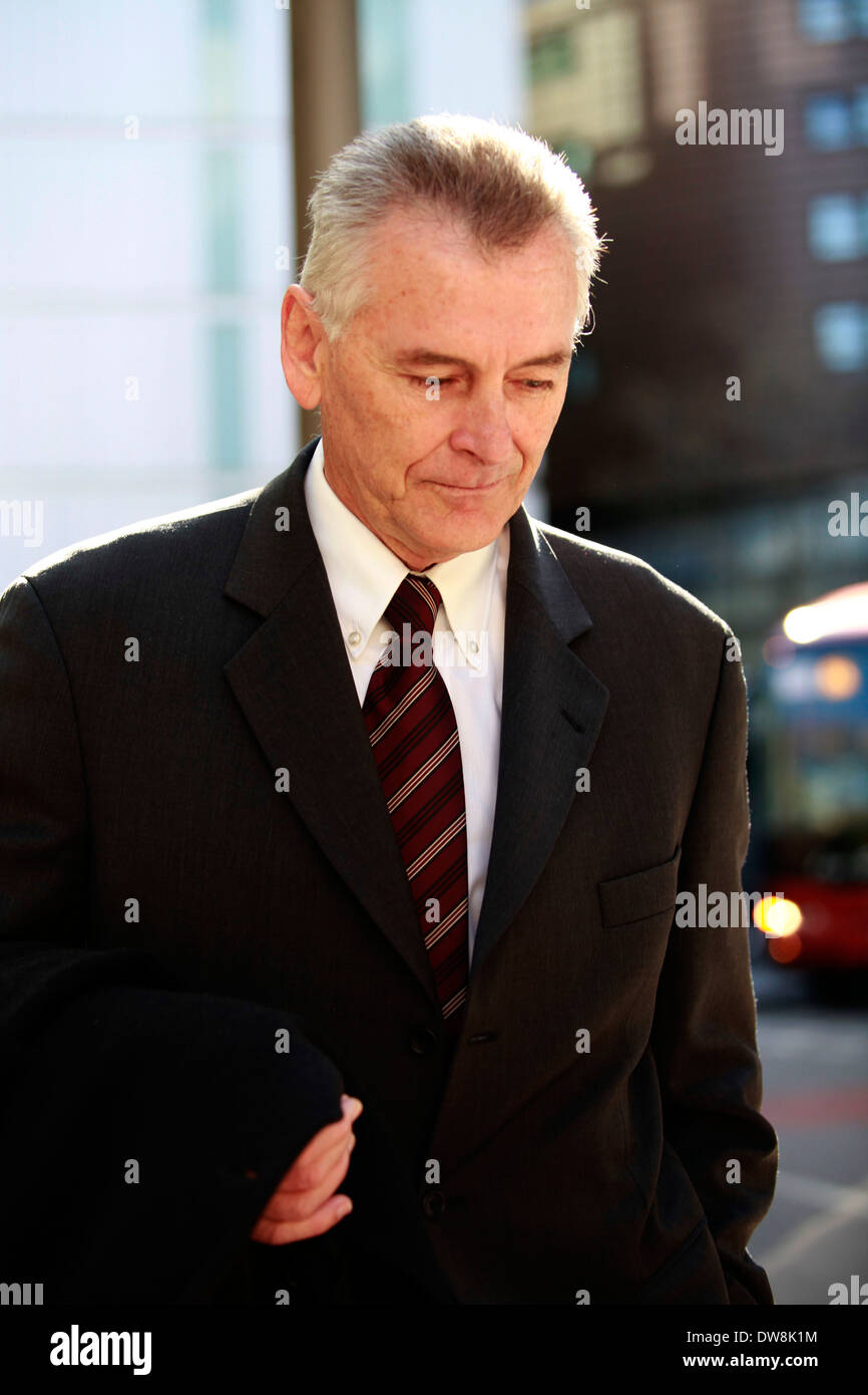 Bruce Hall, who was extradited from Australia arrives to Southwark ...