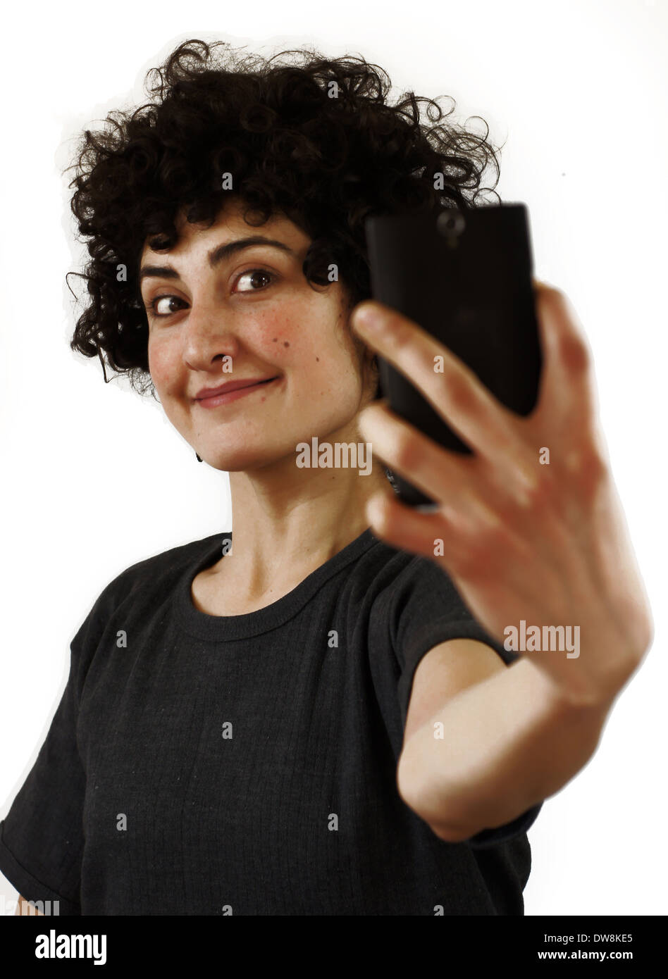 Woman duck face holding hi-res stock photography and images - Alamy