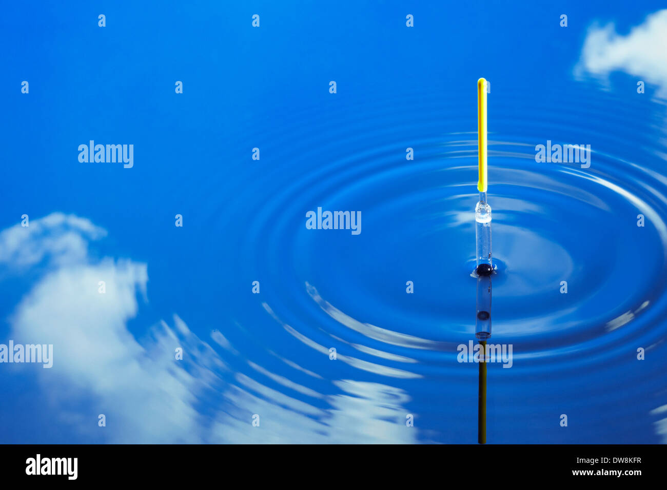 Fishing Float in Water Stock Photo - Alamy