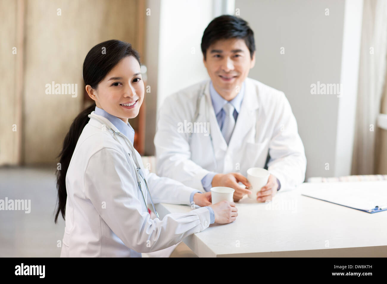Doctors at work Stock Photo - Alamy