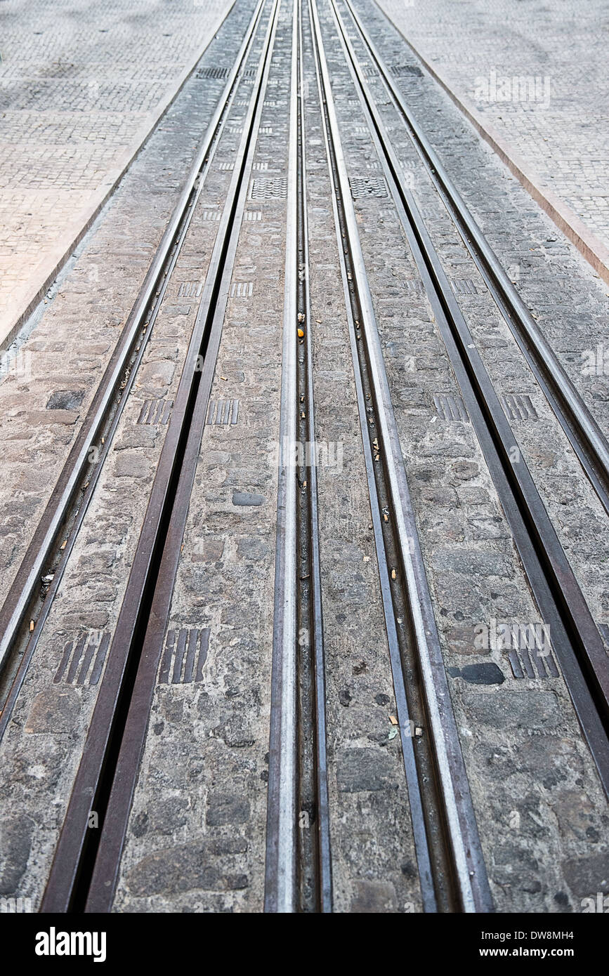Close up metal steel tram hi-res stock photography and images - Alamy