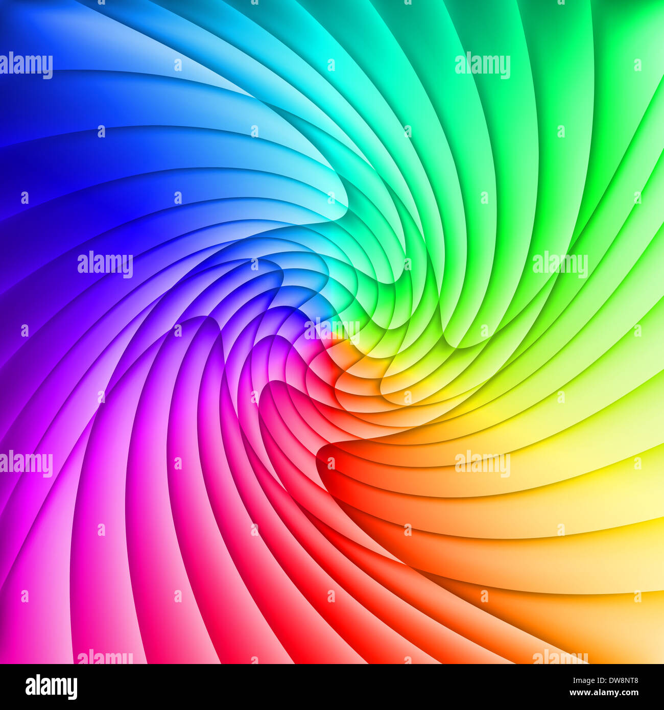 Abstract spectrum background of curved overlapping layers Stock Photo ...