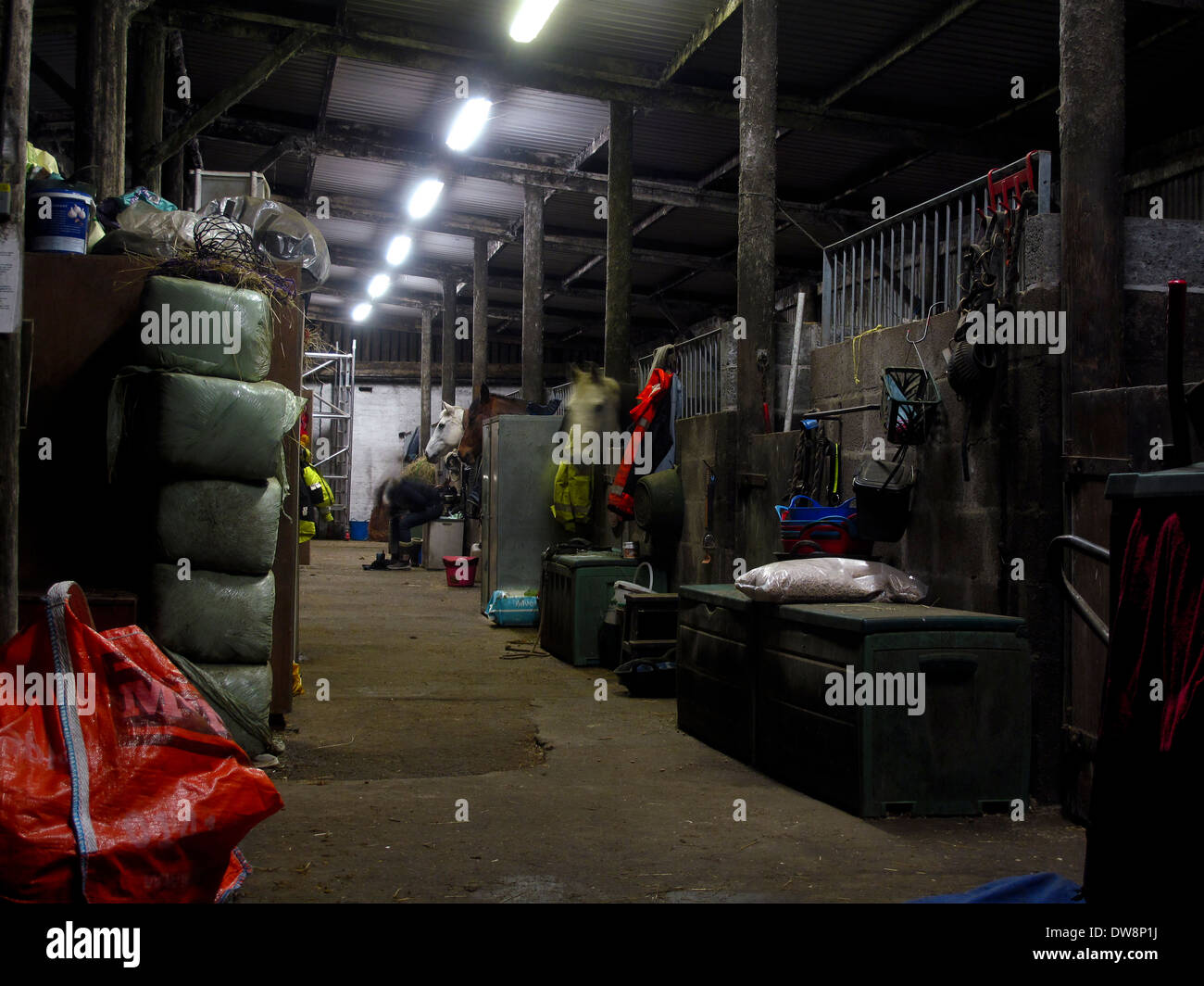 Livery barn hi-res stock photography and images - Alamy