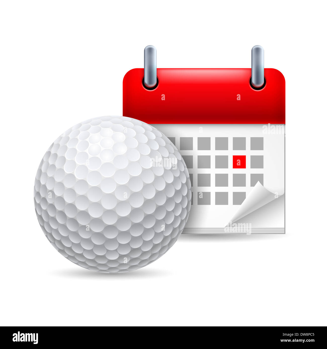 Golf calendar Cut Out Stock Images & Pictures - Alamy