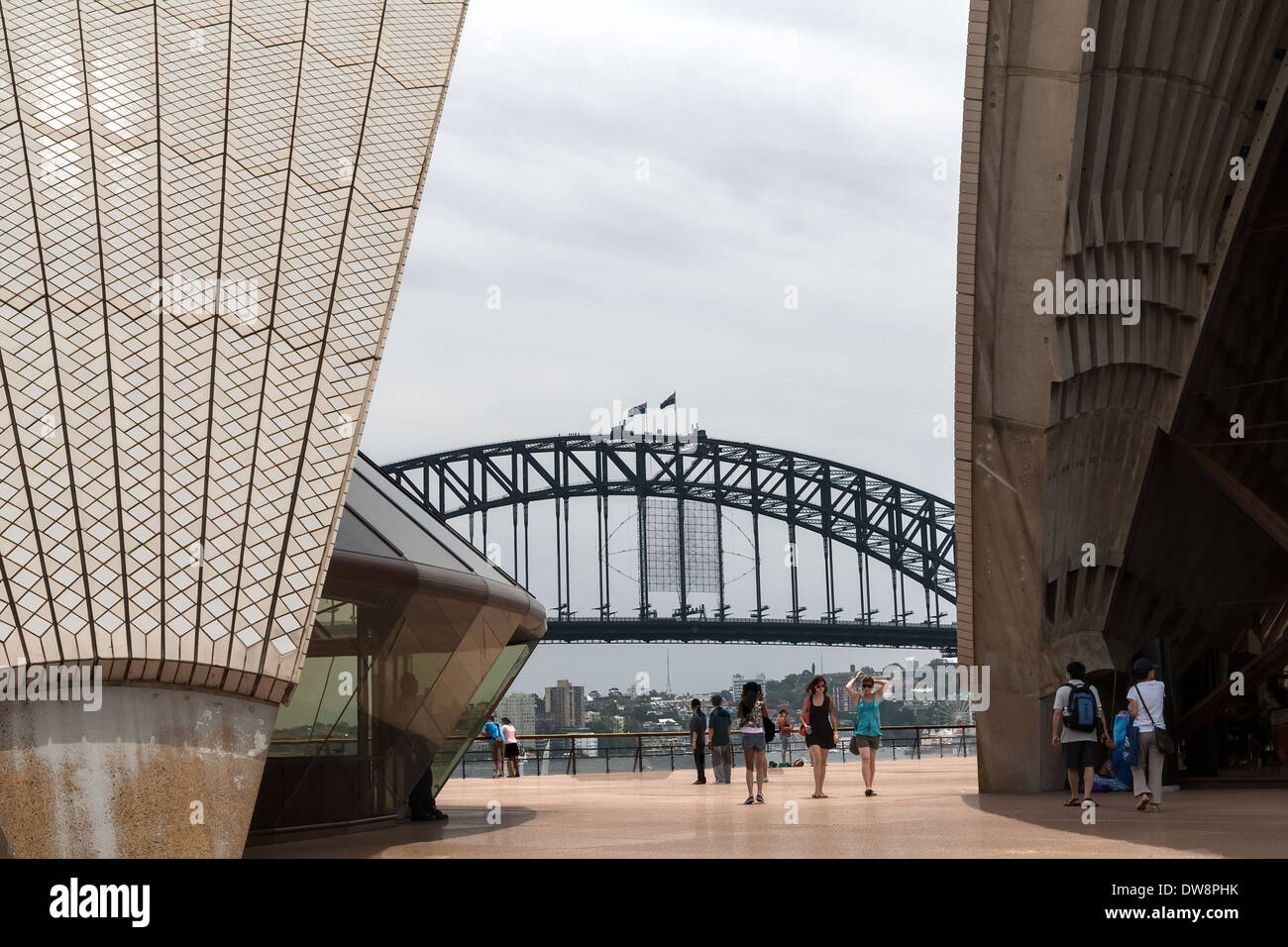 Sydney Opera House and Sydney Bridge, Australia Stock Photo - Alamy