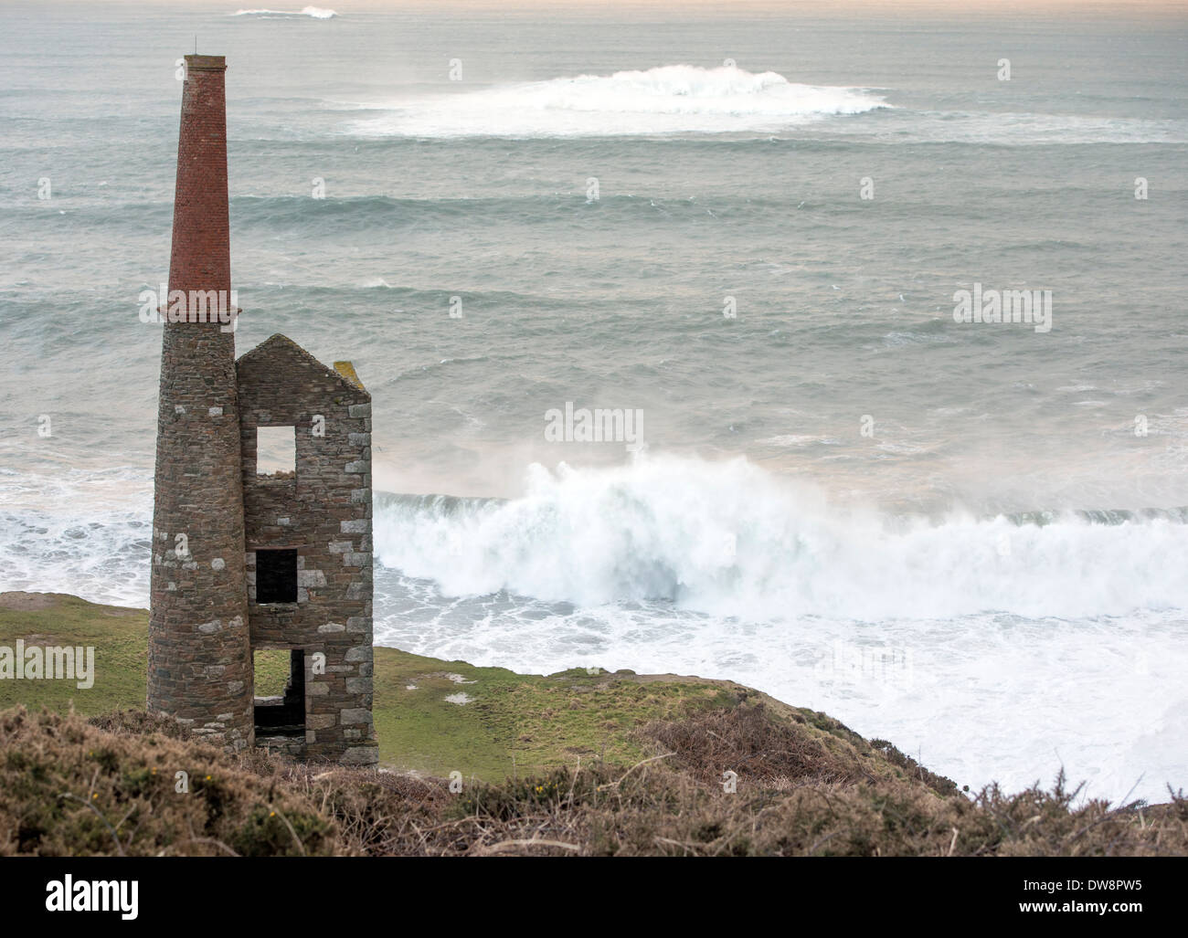 Wheal Prosper tin mine, at Rinsey near Helston Cornwall Stock Photo - Alamy