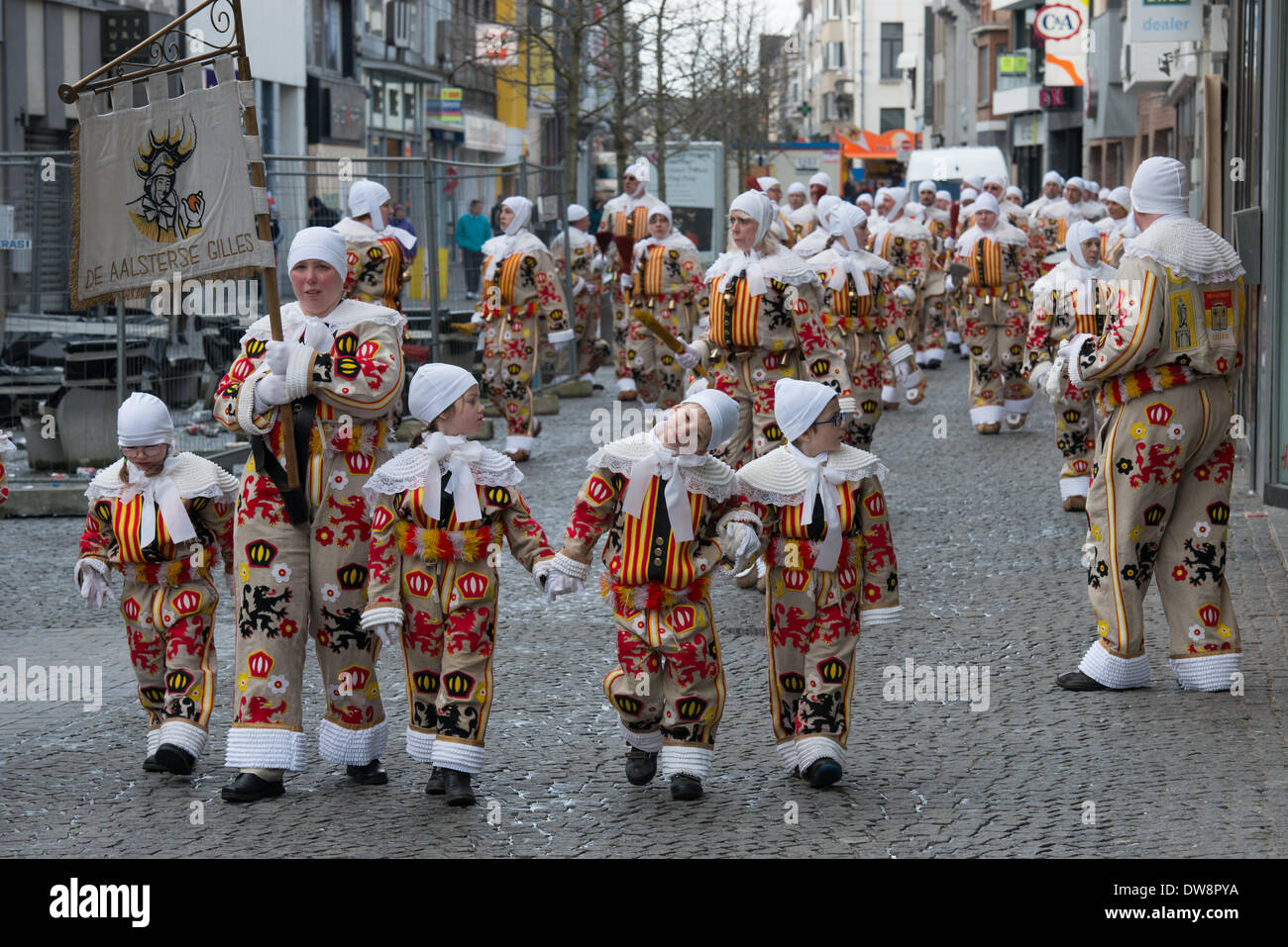 Belgium, Aalst. Carnival Monday at Aalst. Traditional carnival ...