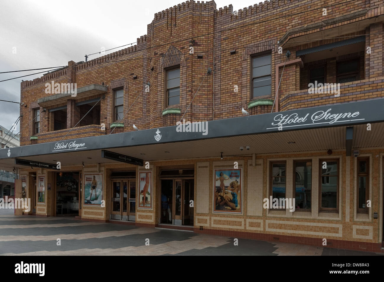 Steyne Hotel, Historic buildings, The Corso, Manly, Australia Stock ...