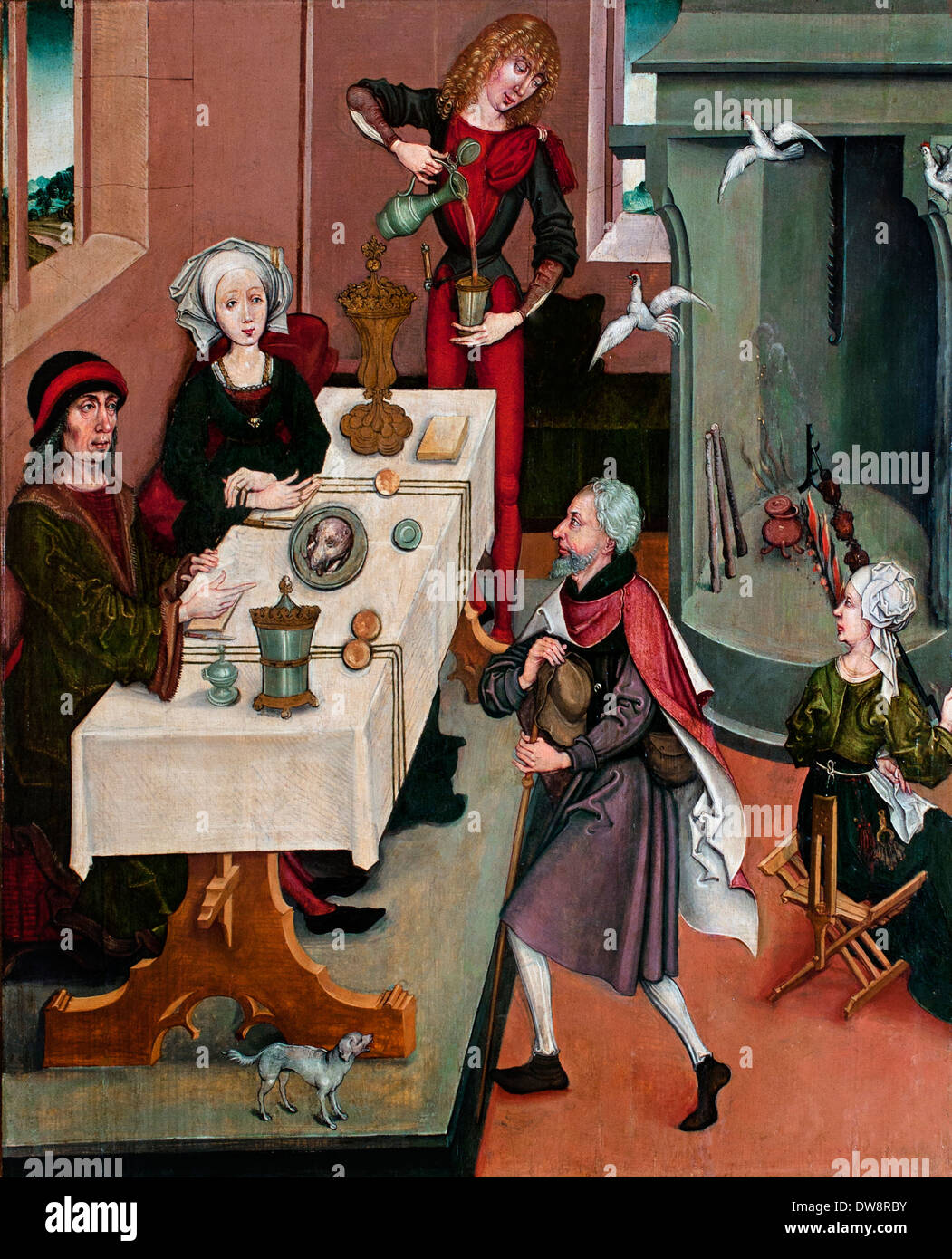 Miraculous Resurrection of roast chicken 1470 Master of the Legend of ...