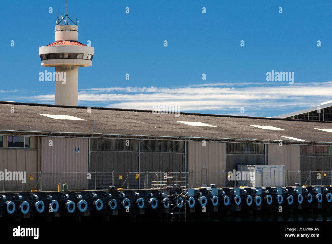 Hobart Port tower, Consitution Dock, Sullivans Cove, Hobart, Tasmania ...