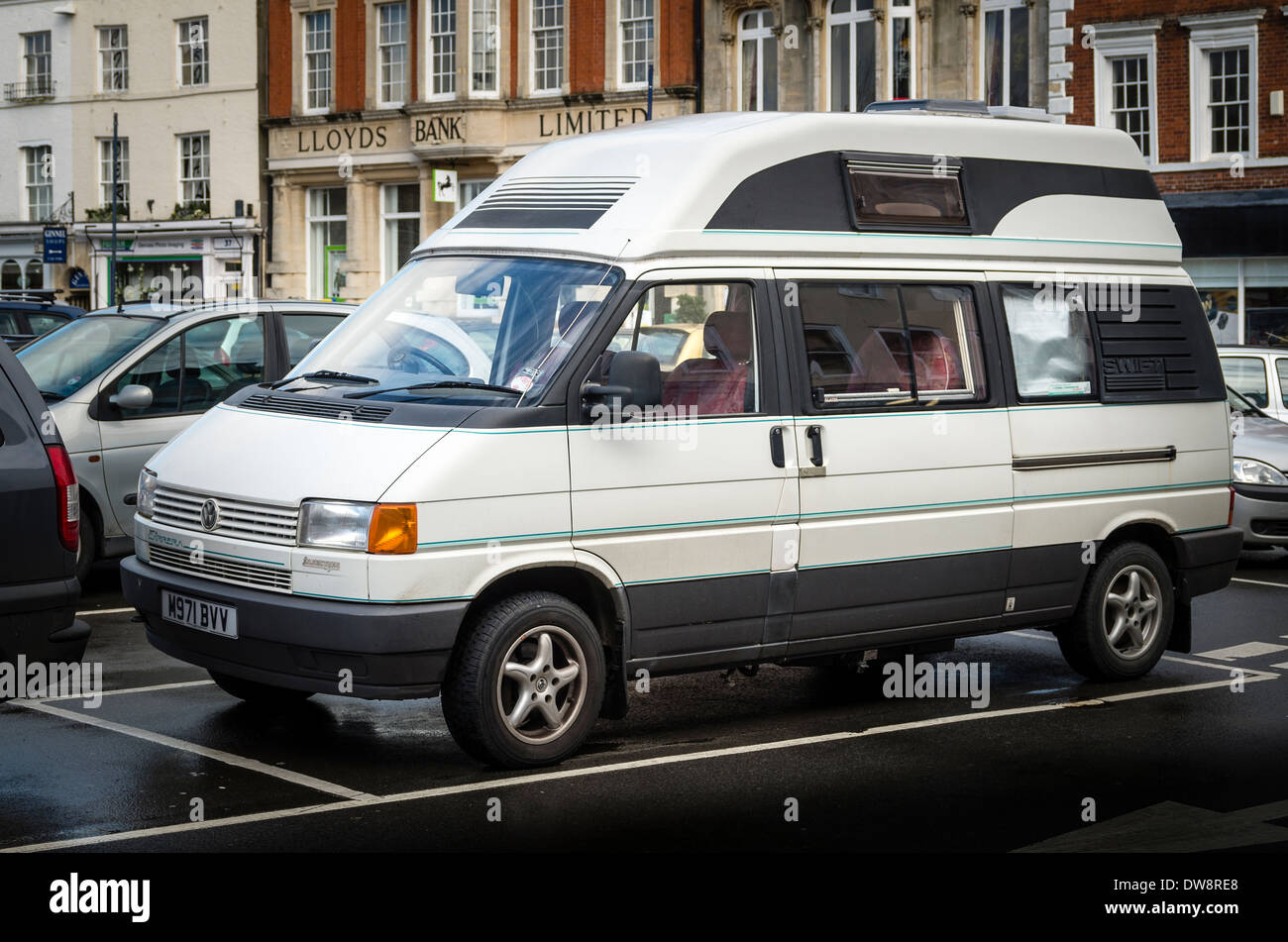 Swift Carrera motorhome parked in Devizes Market Place UK Stock Photo ...