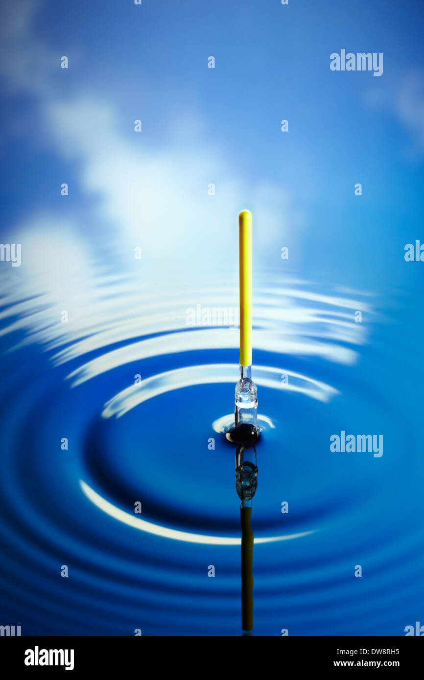 Fishing Float in Water Stock Photo - Alamy