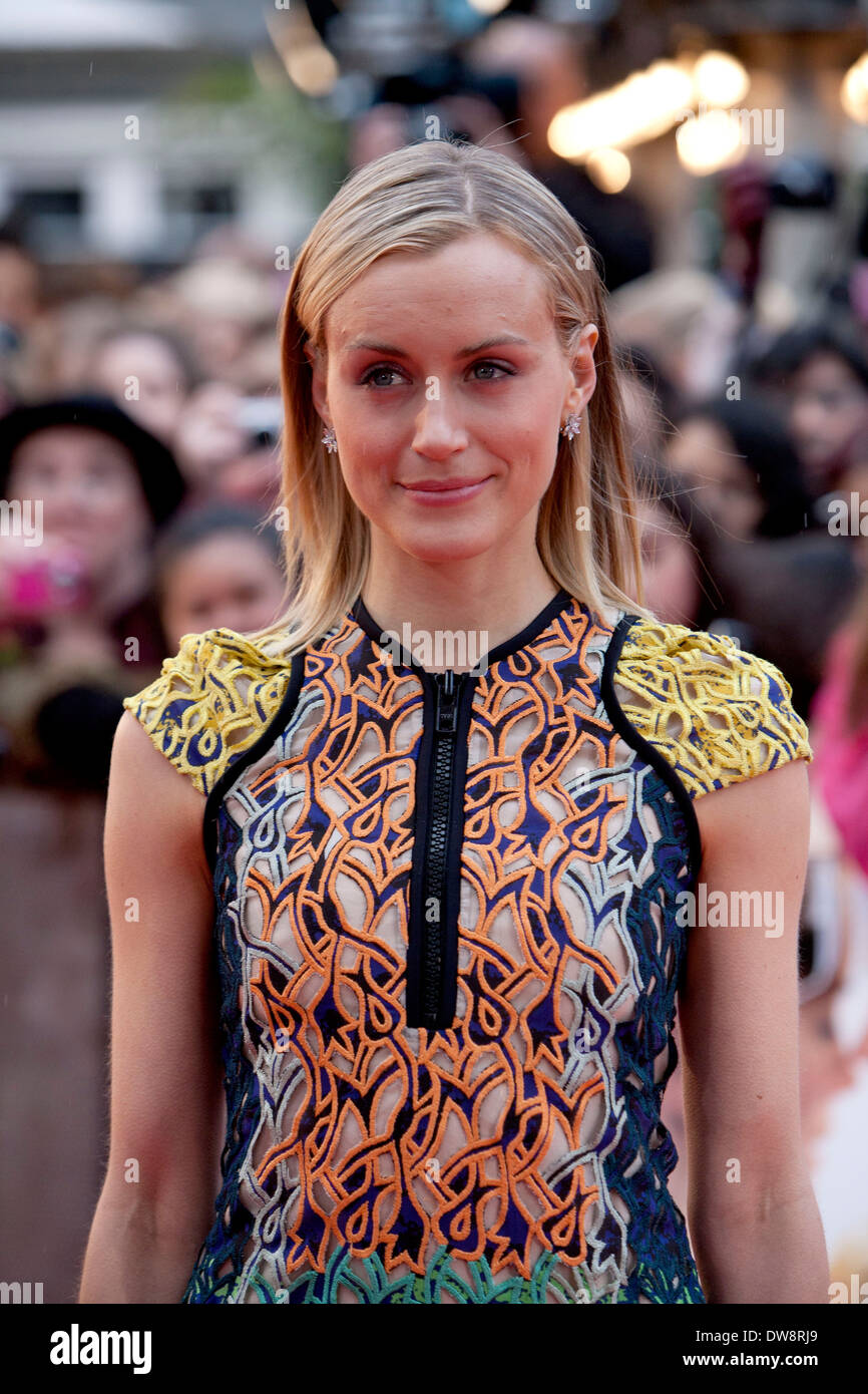 Taylor Schilling attends 'The Lucky One' European film premiere at the ...