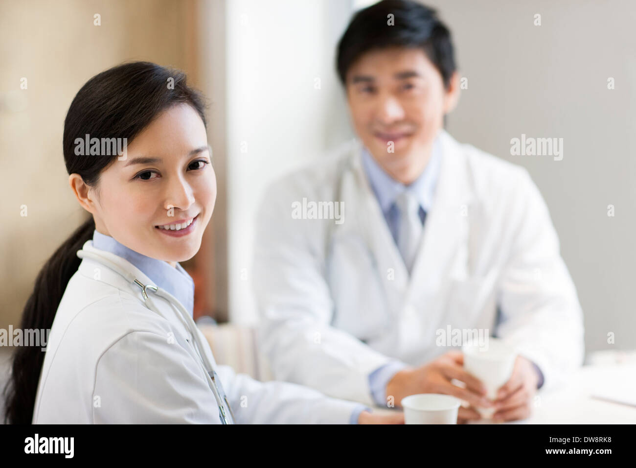 Doctors at work Stock Photo - Alamy