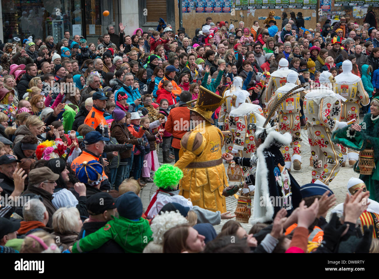 Belgium, Aalst. Carnival Monday at Aalst. Traditional carnival ...