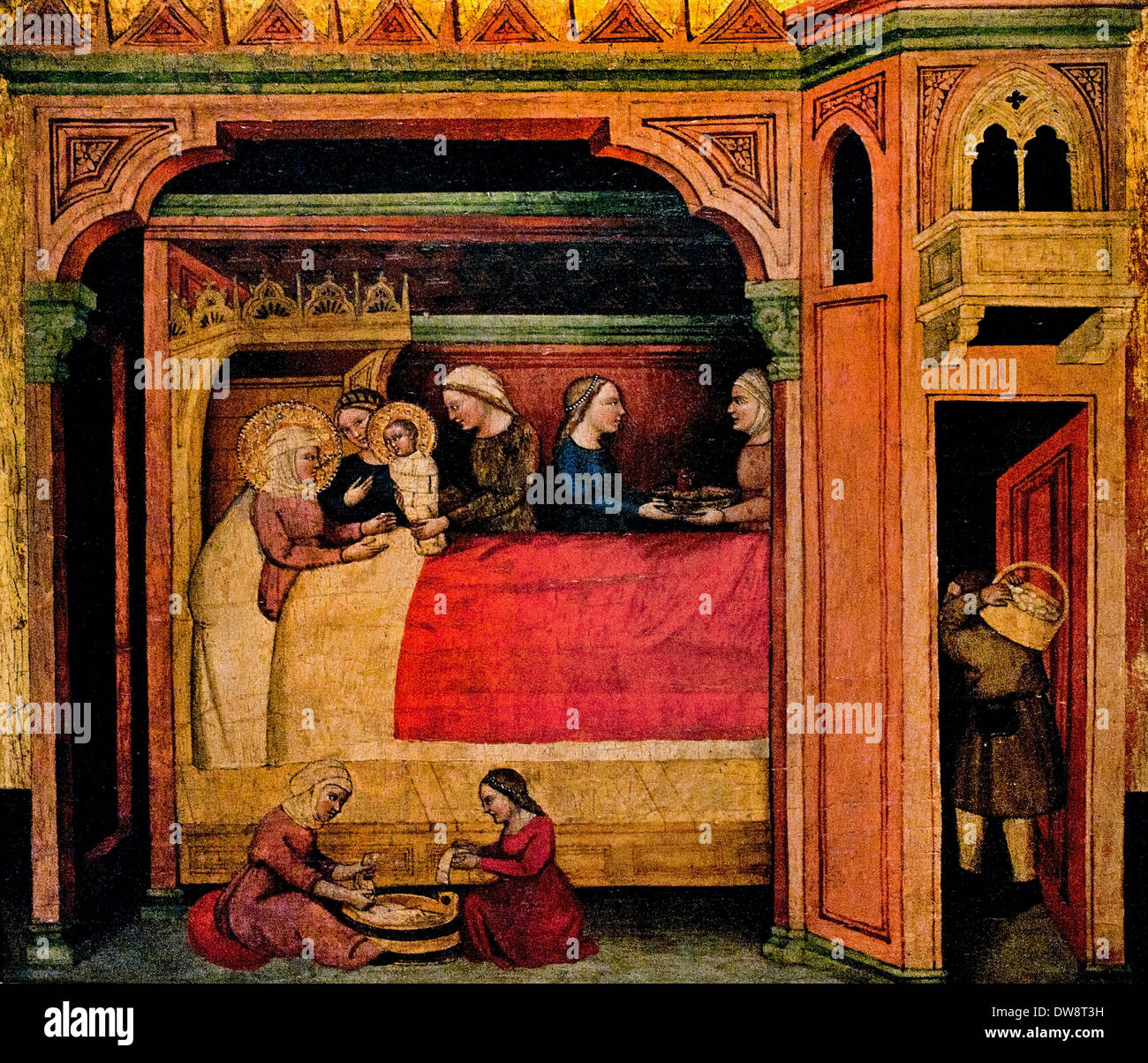 Painting of the nativity hi-res stock photography and images - Alamy