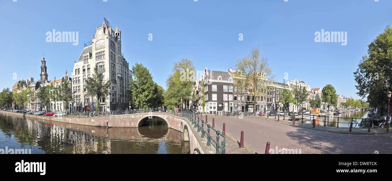 Panorama from Amsterdam in the Netherlands Stock Photo - Alamy