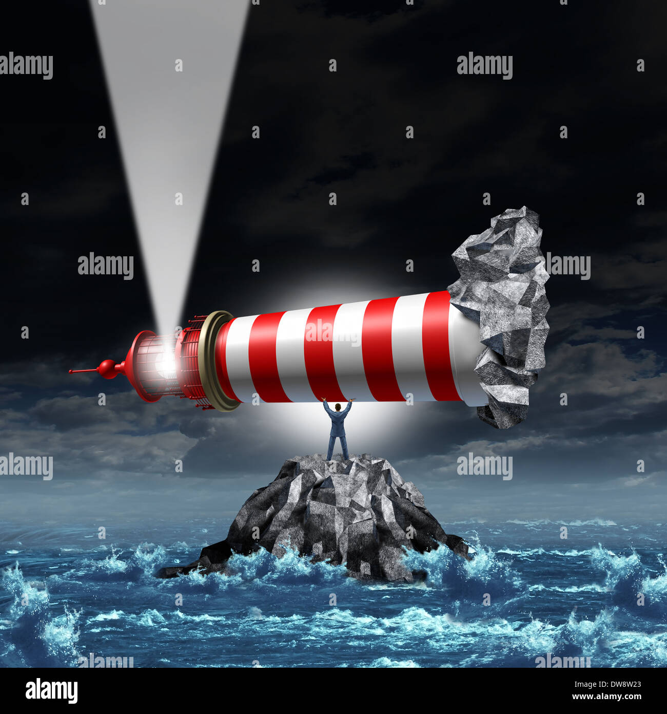 Direction leadership business concept as a strong manager businessman ...