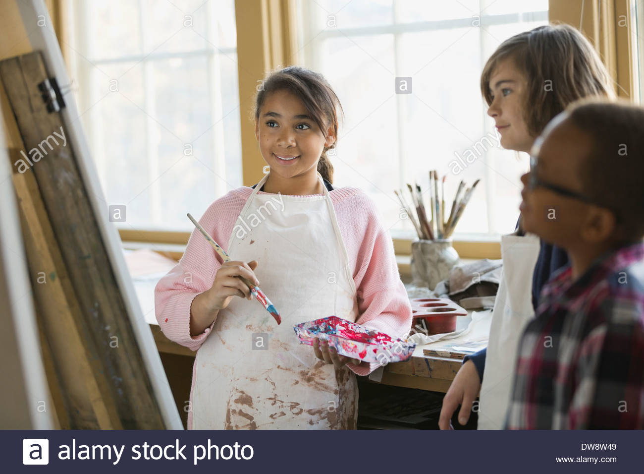 Drawing Class Two Students Stock Photos & Drawing Class Two Students ...