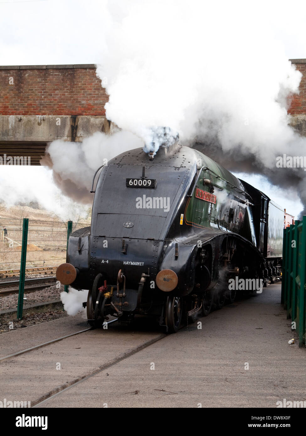 Class A4 Steam Locomotive "Union of South Africa" under steam at the ...