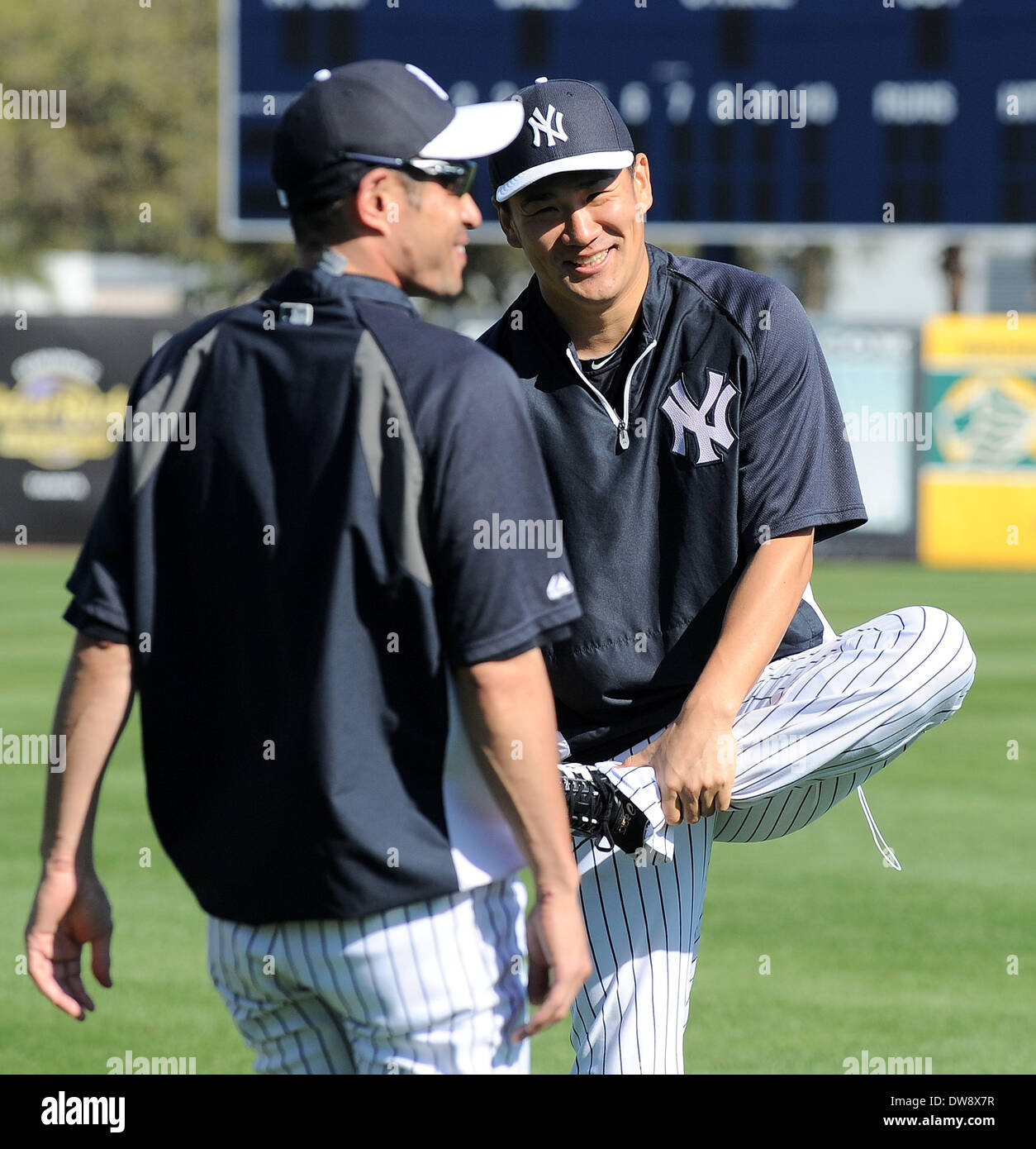 Tampa, Florida, USA. 1st Mar, 2014. (L-R) Ichiro Suzuki, Masahiro ...