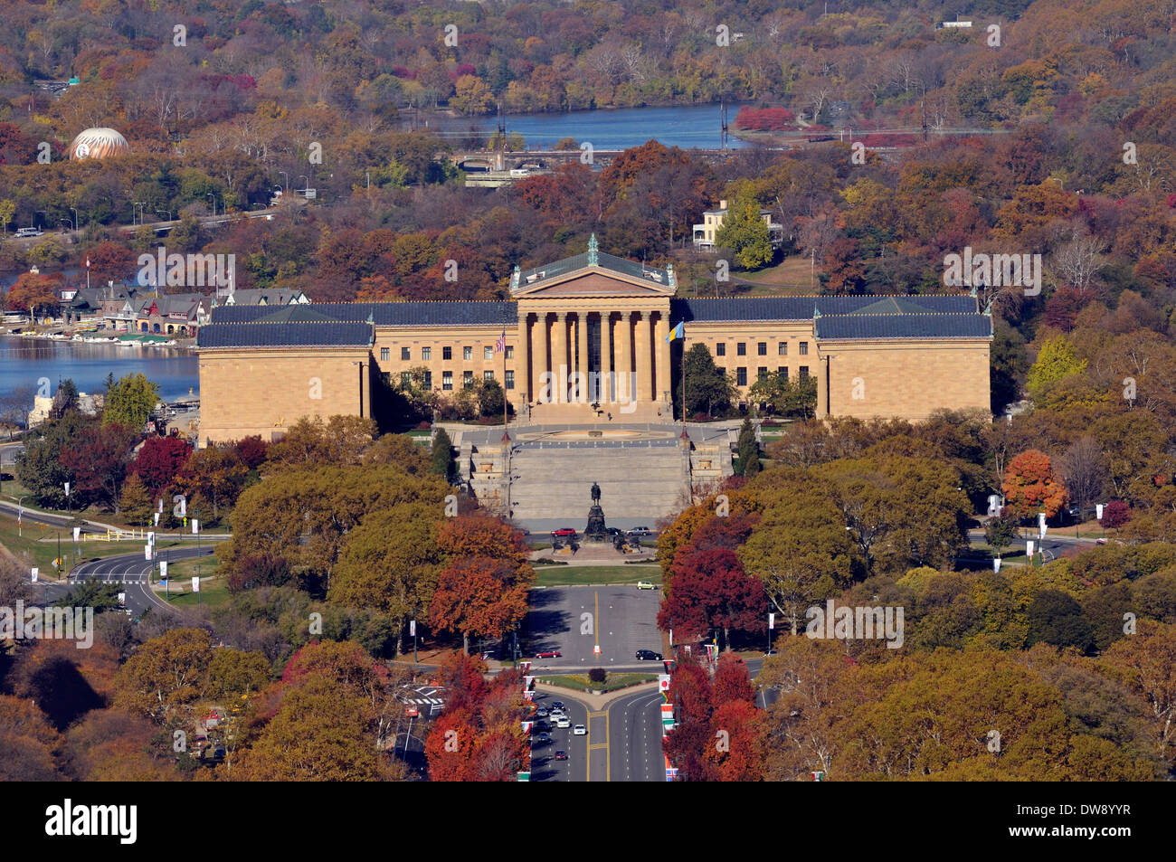Philadelphia Museum of Art in Philadelphia, Pennsylvania, USA Stock ...