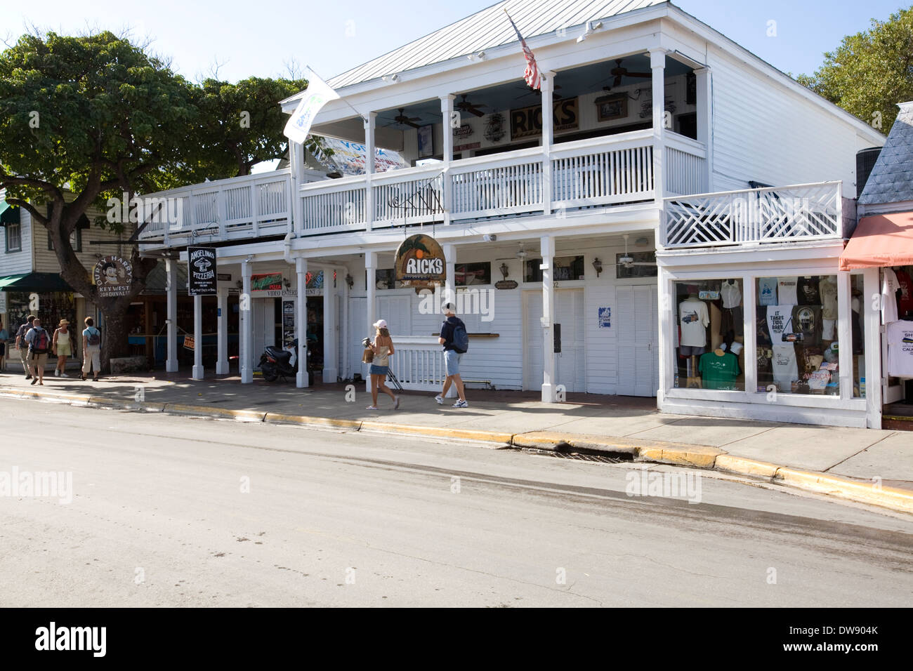 Victorian and Caribbean style buildings line the streets of Old Town ...