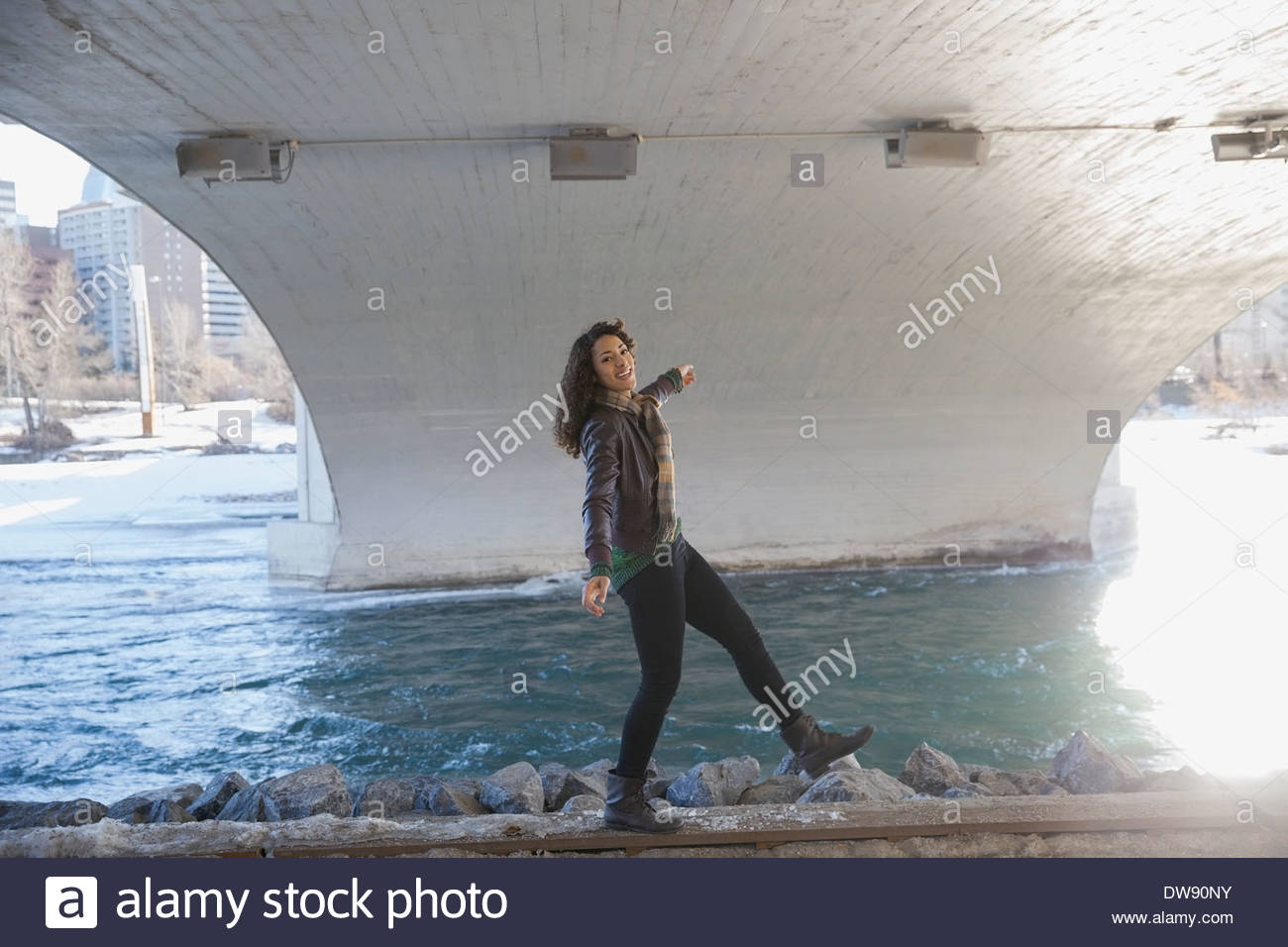 Walking under hi-res stock photography and images - Alamy