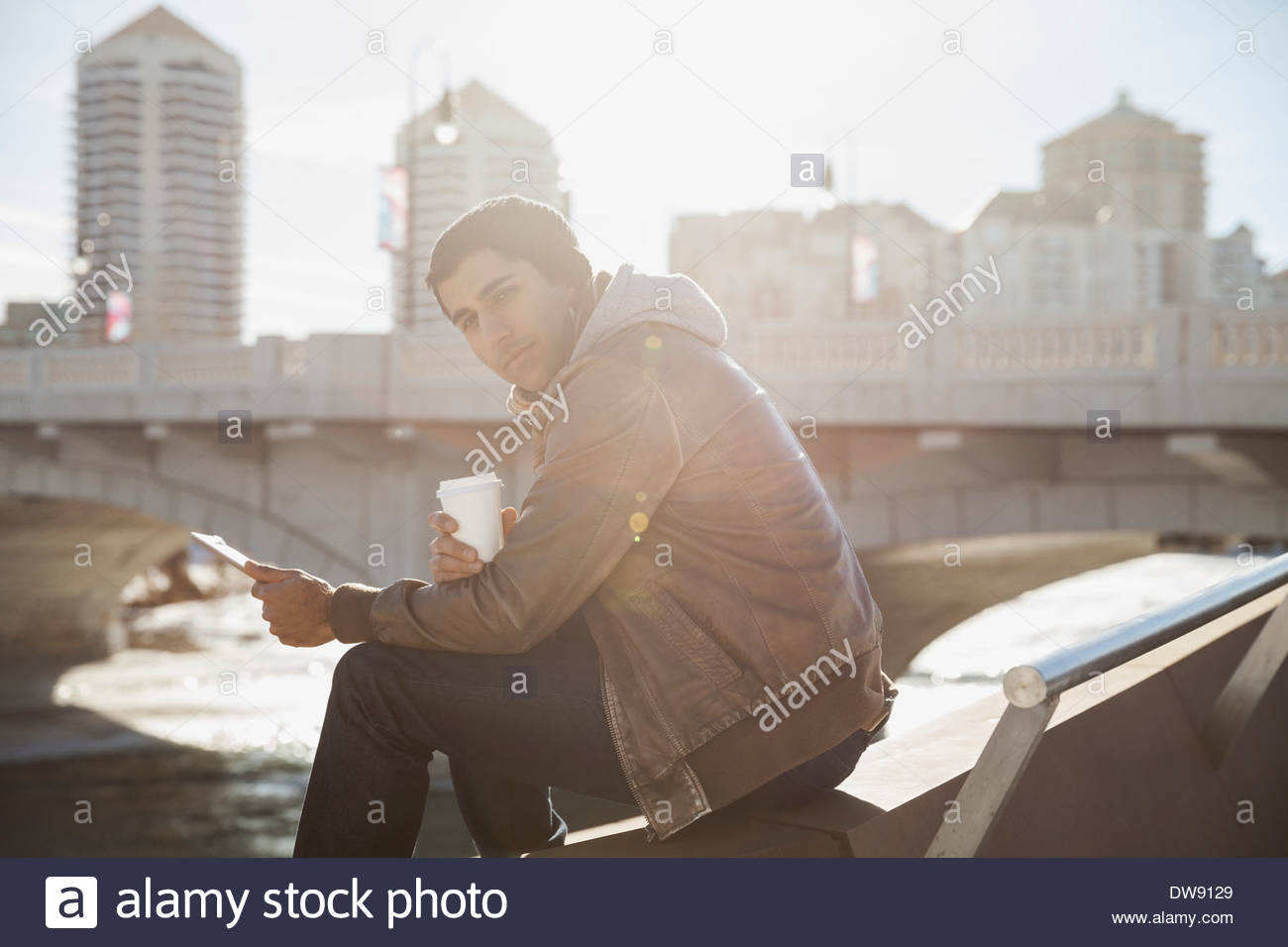 Man Sitting Side View High Resolution Stock Photography and Images - Alamy