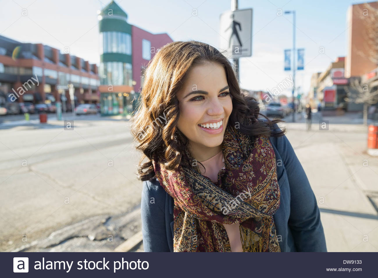 Woman real street candid hi-res stock photography and images - Alamy