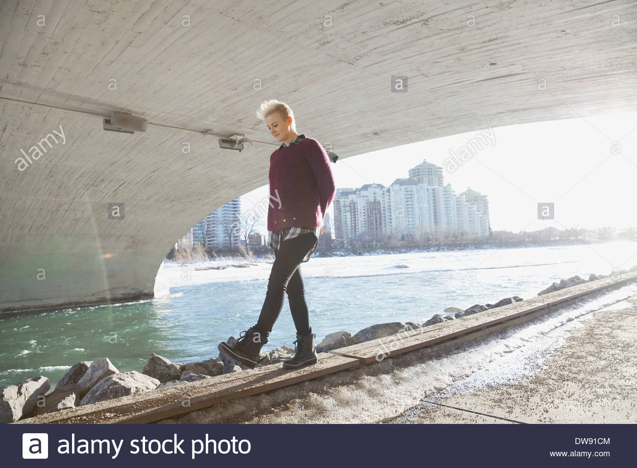 Walking under the bridge hi-res stock photography and images - Alamy