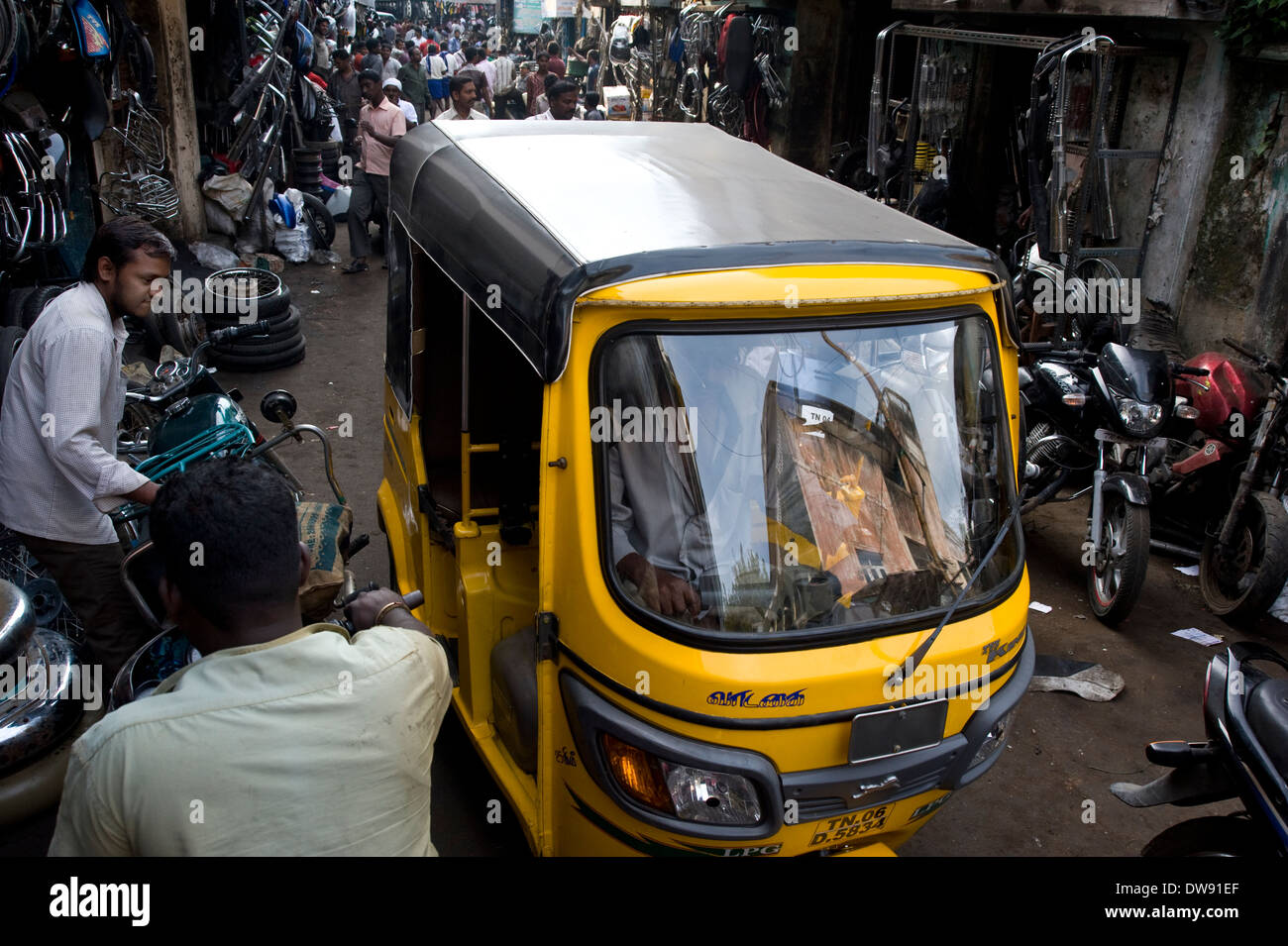 Chennai auto rickshaw hi-res stock photography and images - Alamy