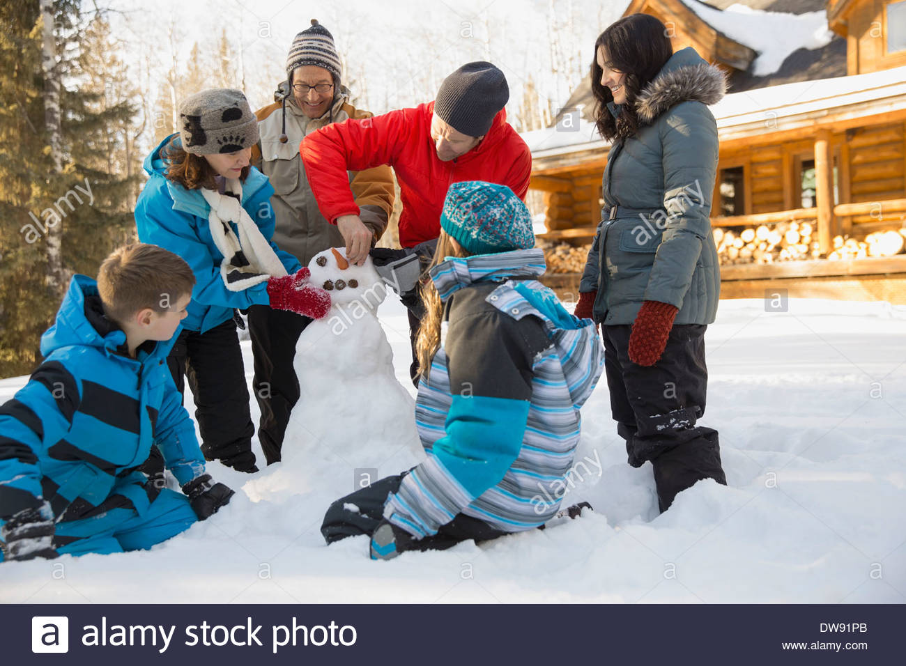 Family building hi-res stock photography and images - Alamy