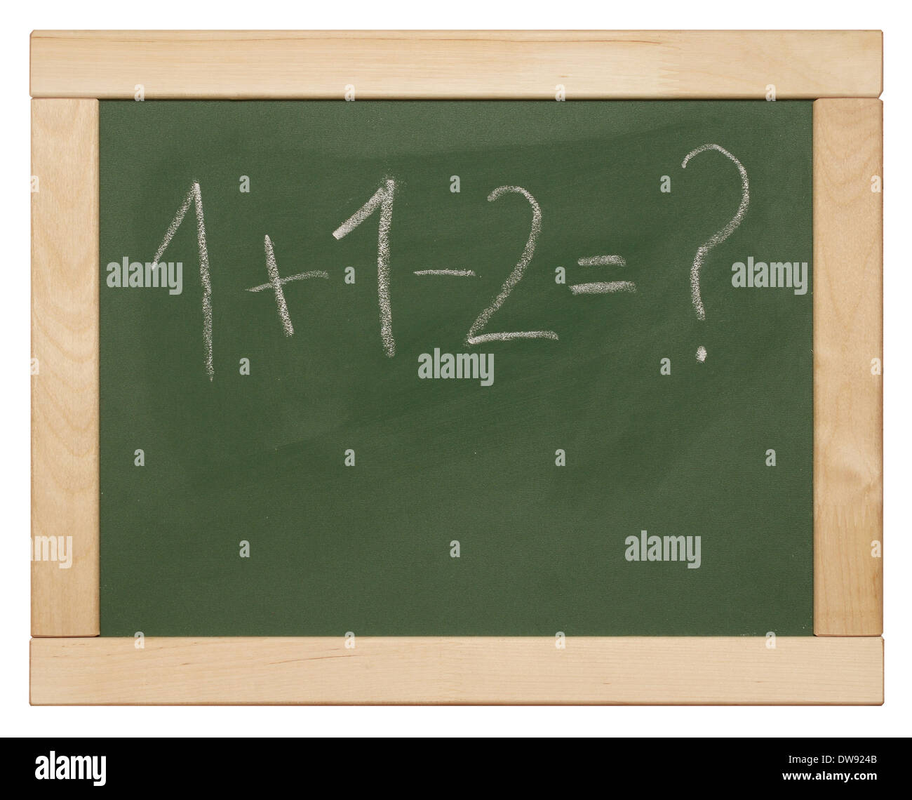 Number blackboard Cut Out Stock Images & Pictures - Alamy