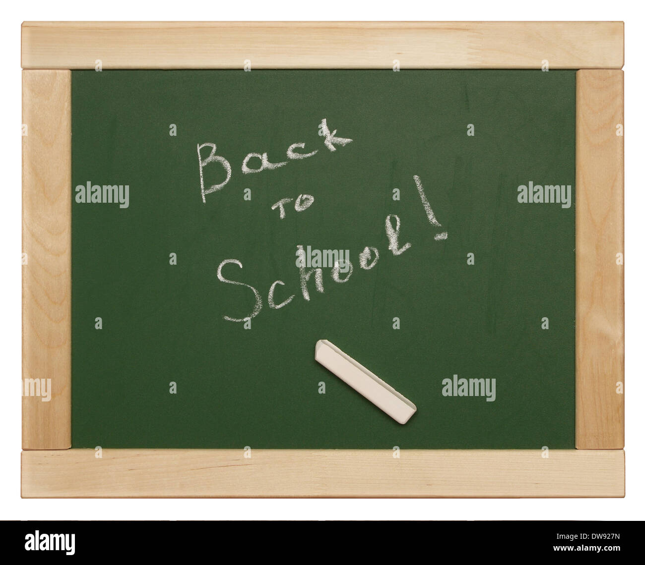 Back school written on chalkboard hi-res stock photography and images ...