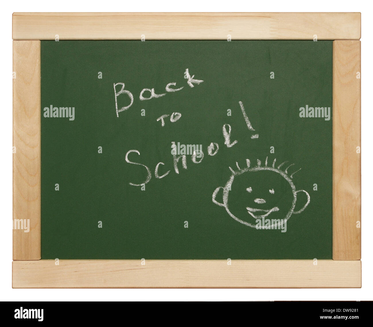 "back to school" written on blackboard Stock Photo - Alamy